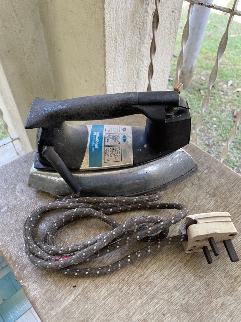Vintage National Iron, TV & Home Appliances, Irons & Steamers on Carousell