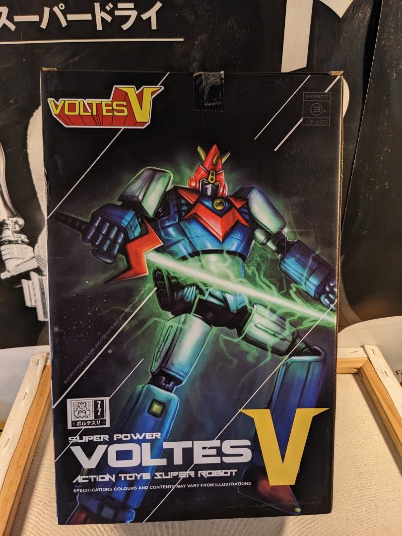 Voltes V Vinyl Figure, Hobbies & Toys, Memorabilia & Collectibles, Fan ...