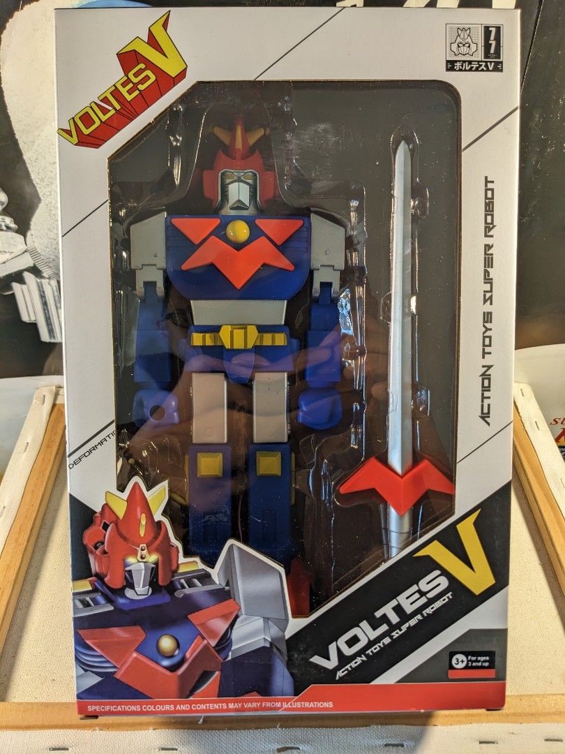 Voltes V Vinyl Figure, Hobbies & Toys, Memorabilia & Collectibles, Fan ...