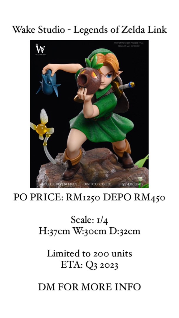 Wake Studio - Legends of Zelda Link, Hobbies & Toys, Toys & Games on ...
