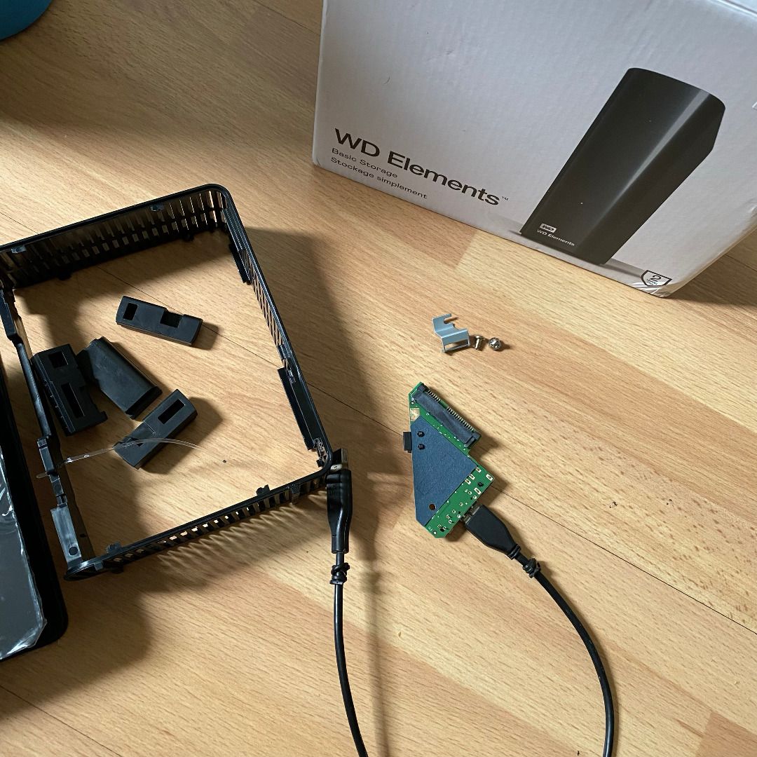 WD Elements Case after shucking (NO HDD provided), Computers & Tech ...