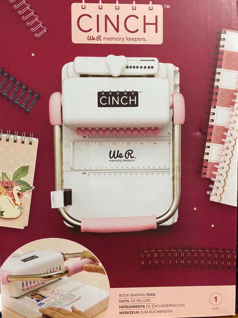 RUSH SALE: We R Memory Keepers Cinch Pink (Square hole) on Carousell