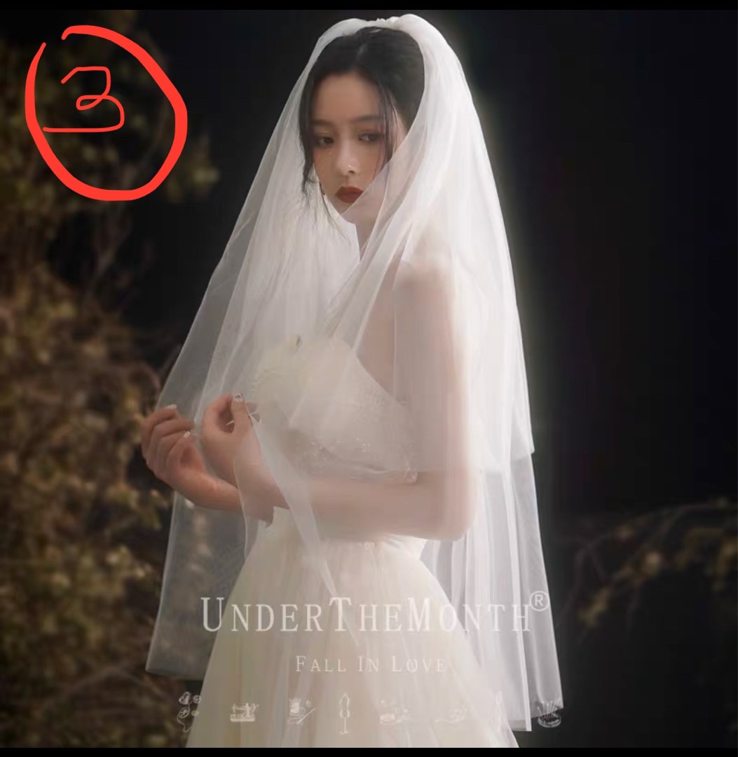 Wedding veil, Women's Fashion, Watches & Accessories, Hair Accessories ...