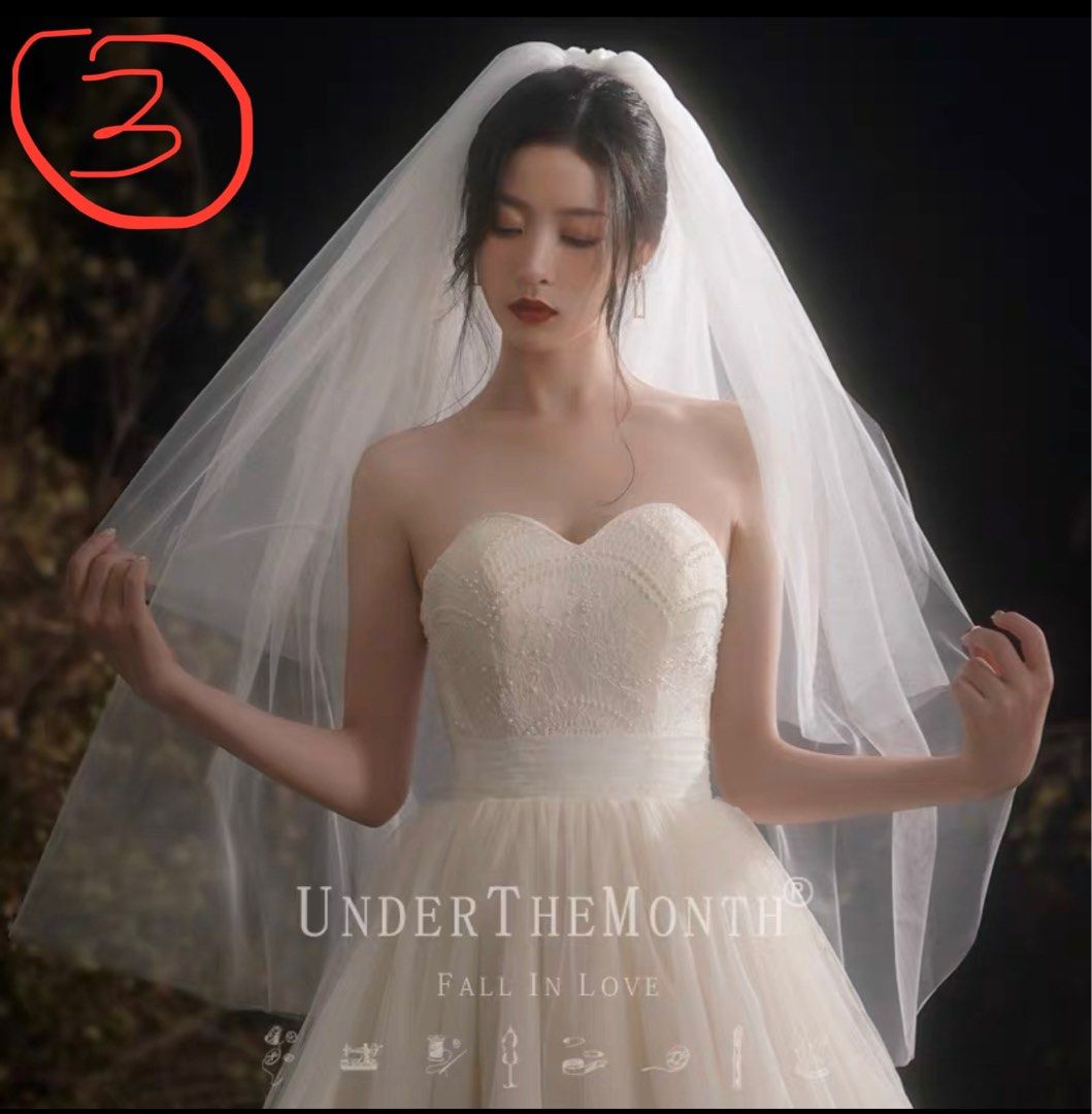 Wedding veil, Women's Fashion, Watches & Accessories, Hair Accessories ...