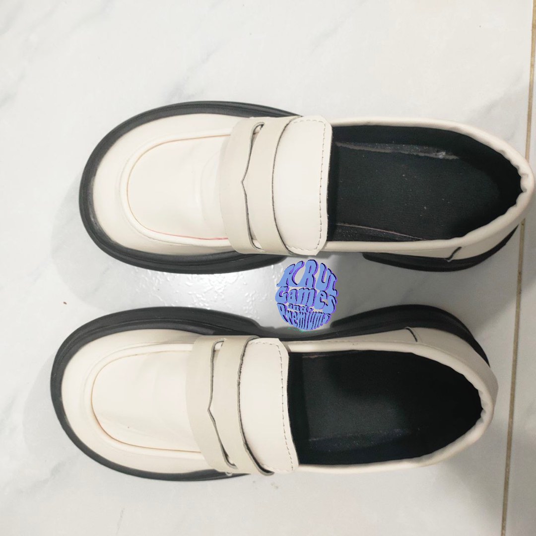 White Loafer, Women's Fashion, Footwear, Loafers on Carousell