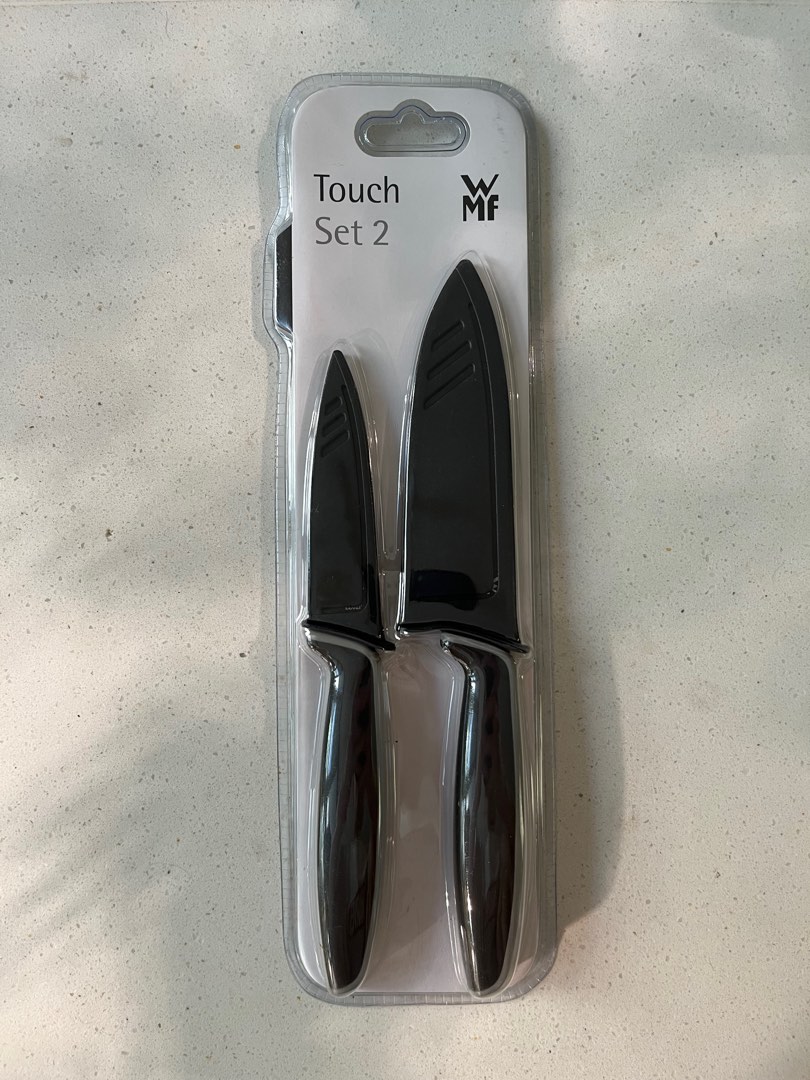 WMF Kitchen Knives Black Steel, Furniture & Home Living, Kitchenware ...
