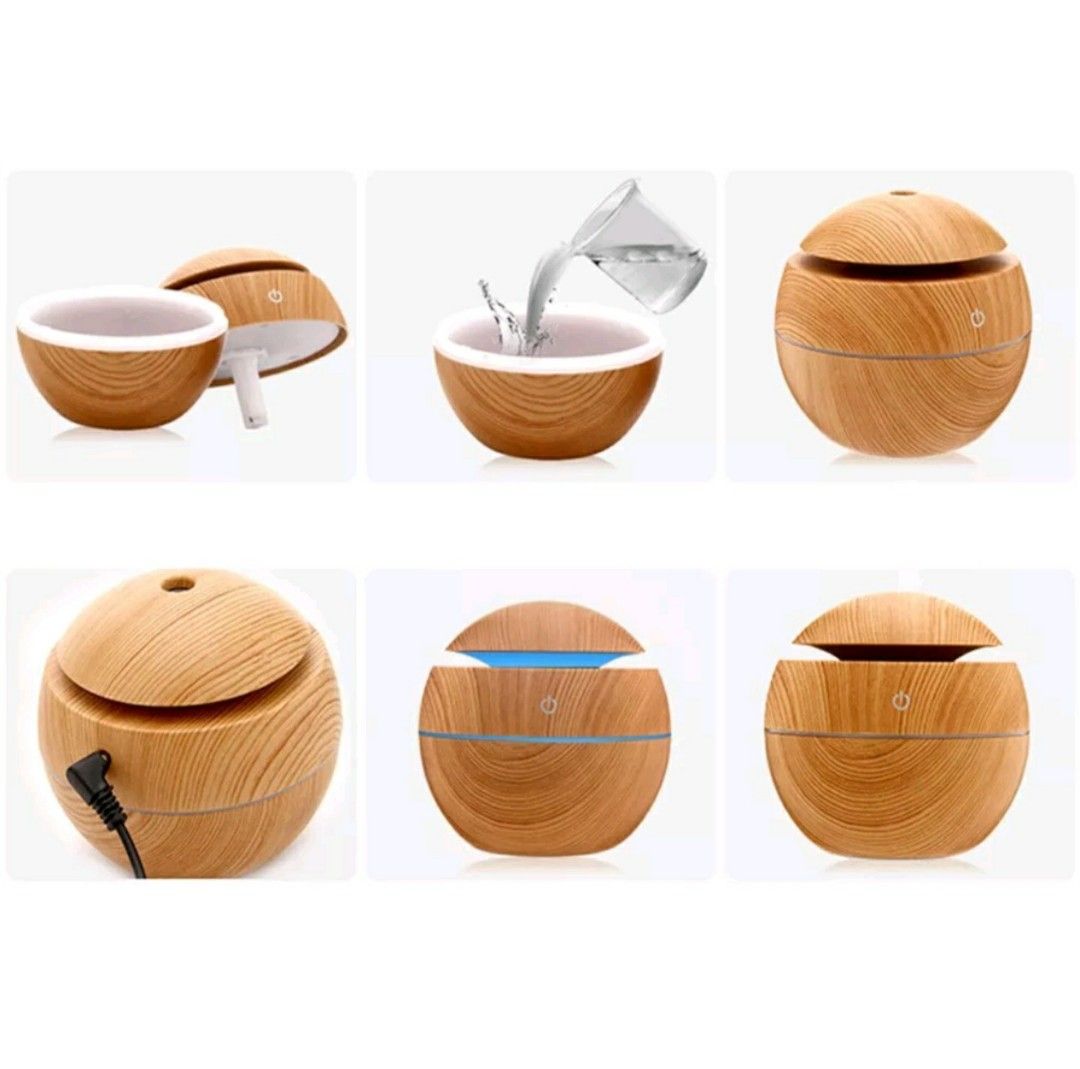 Wood Grain Round Humidifier, TV & Home Appliances, Air Purifiers ...