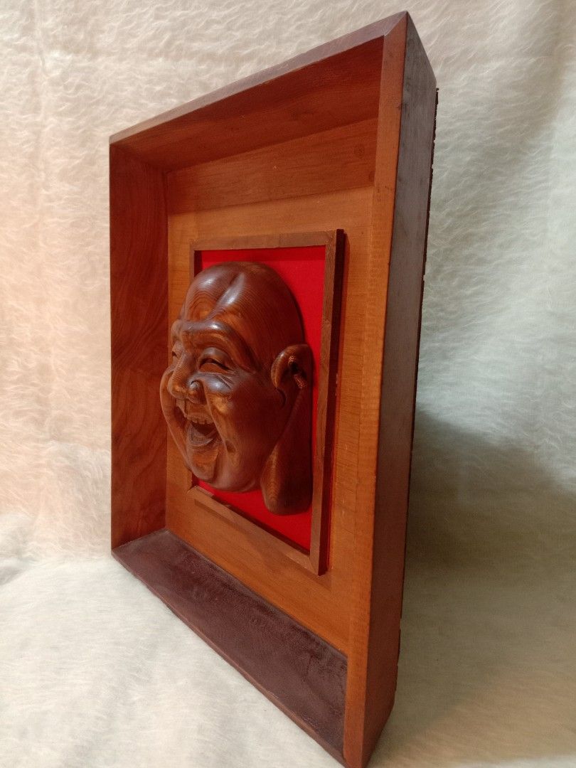Wooden Buddha Face - Wall Hanging on Carousell Wooden Buddha Face - Wall Hanging on Carousell