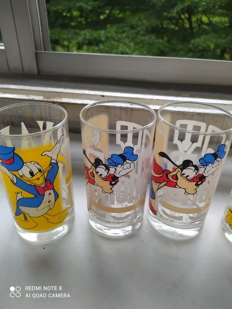 [WTS] Mickey Mouse Cups & Coca Cola Cups, Furniture & Home Living ...