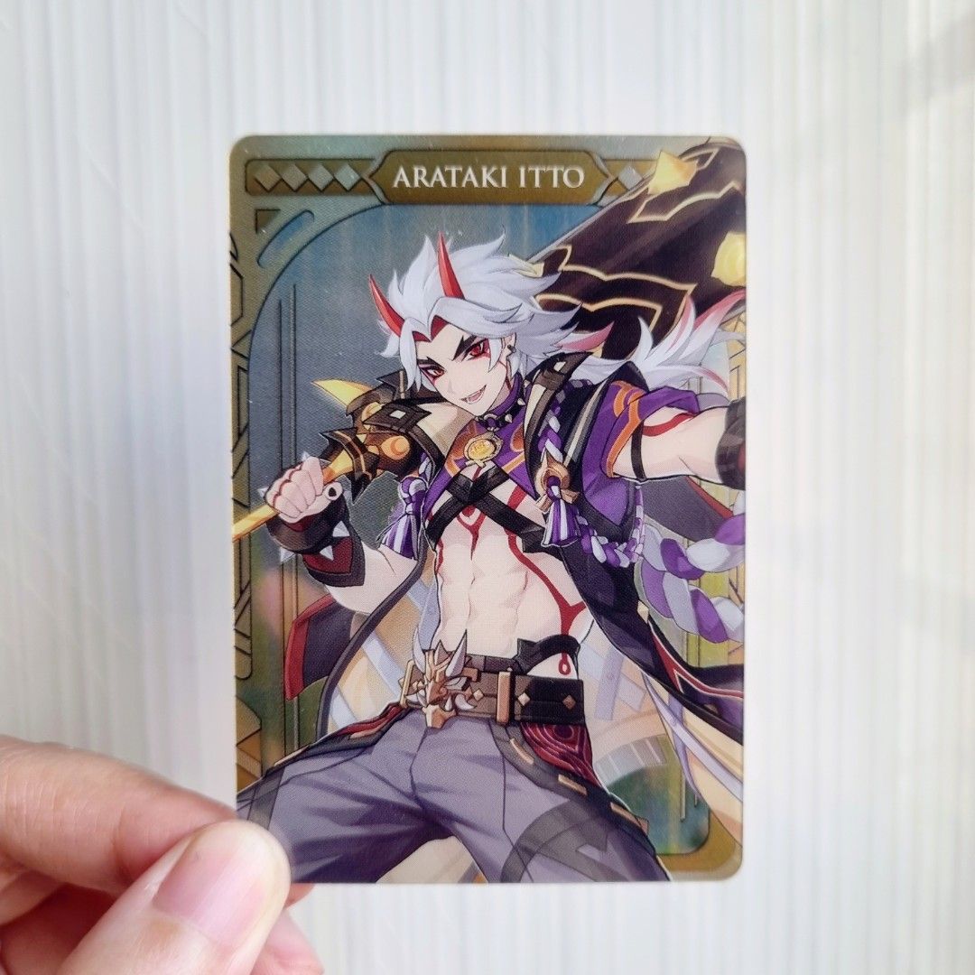 WTT/ WTS Genshin Impact Itto Card, Hobbies & Toys, Toys & Games on ...