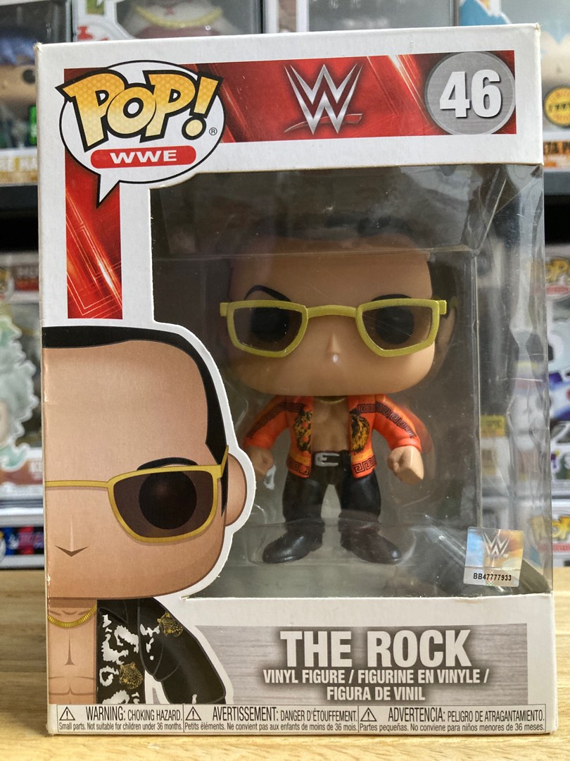 WWE Dwayne The Rock Johnson Funko Pop, Hobbies & Toys, Toys & Games on ...