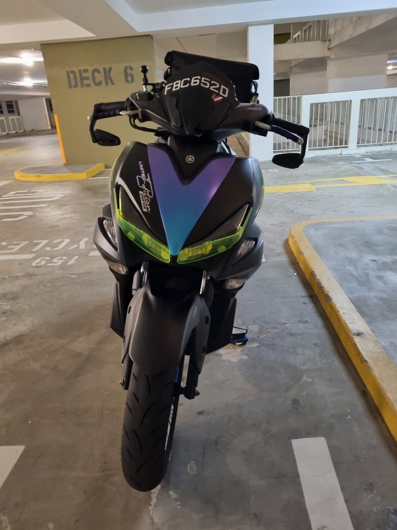 Yamaha Aerox V1 2021 - Keyless Blue, Motorcycles, Motorcycles for Sale ...