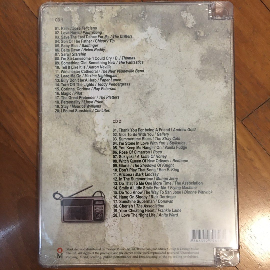 Yesterday’s Timeless Hits - Vol 1 & Vol 2 ( set of 2 CD ), Hobbies & Toys, Music & Media, CDs ...