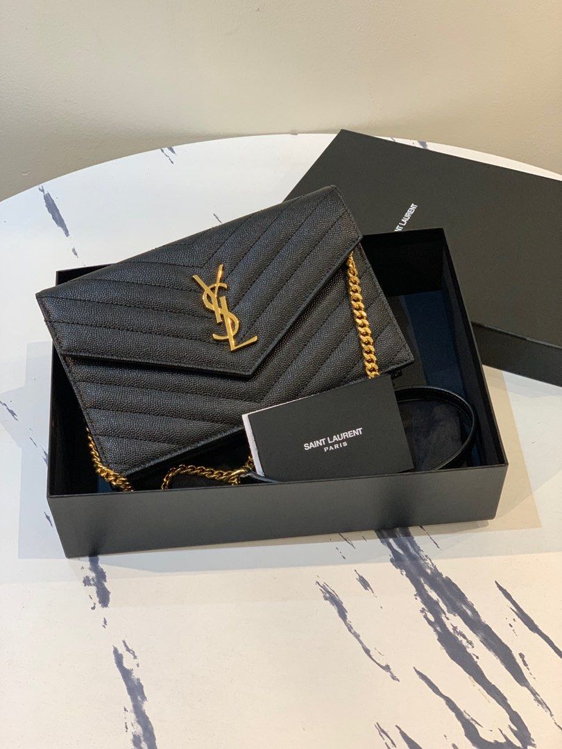 YSL Envelope WOC black on Carousell