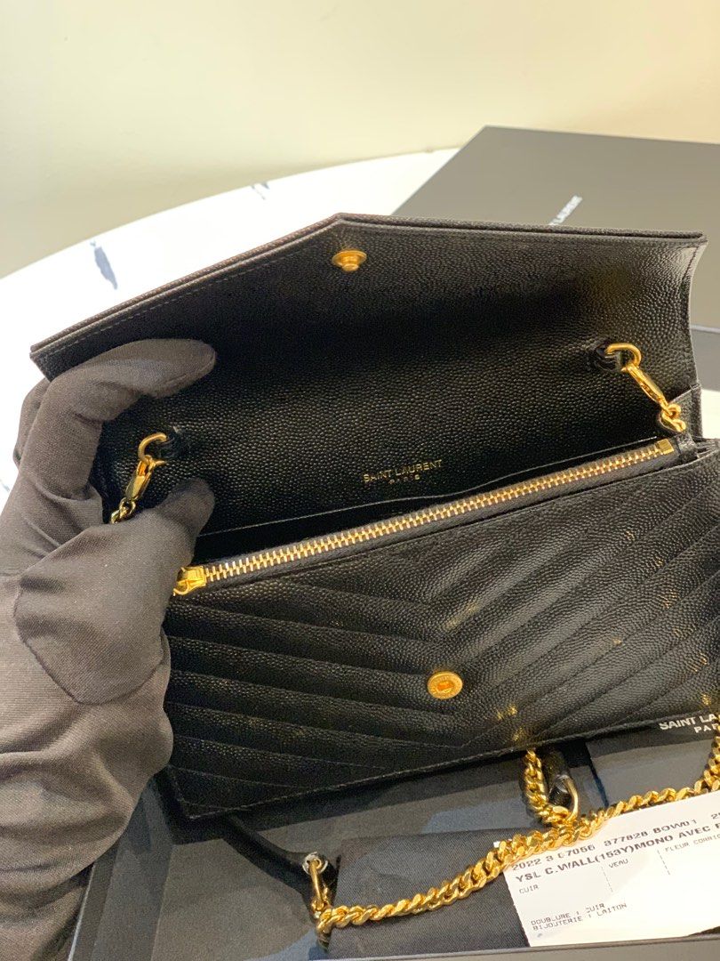 YSL Envelope WOC black on Carousell