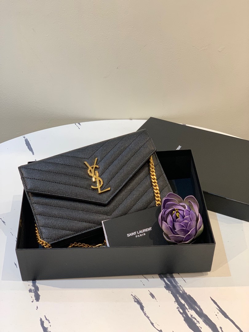 YSL Envelope WOC black on Carousell