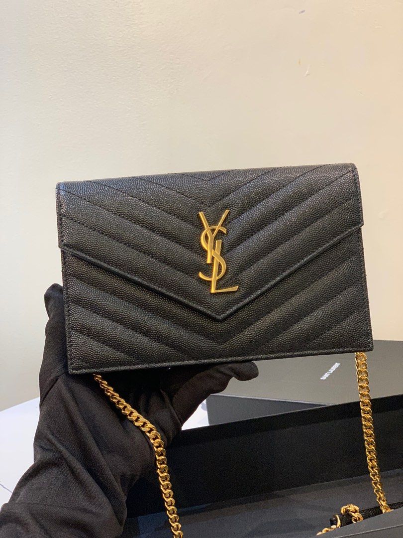 YSL Envelope WOC black on Carousell
