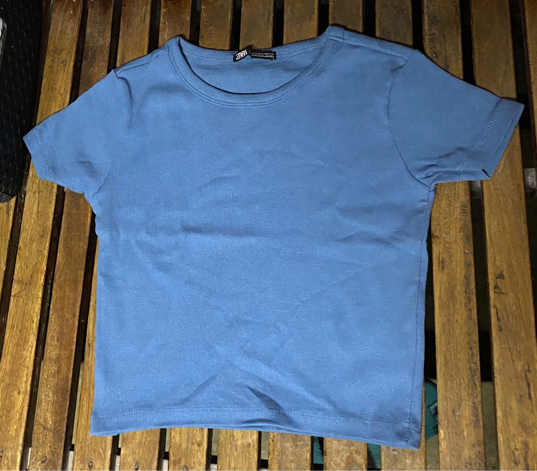 Zara/Terranova/Factorie/FSBN sister basic crop top ₱50 each, Women's ...