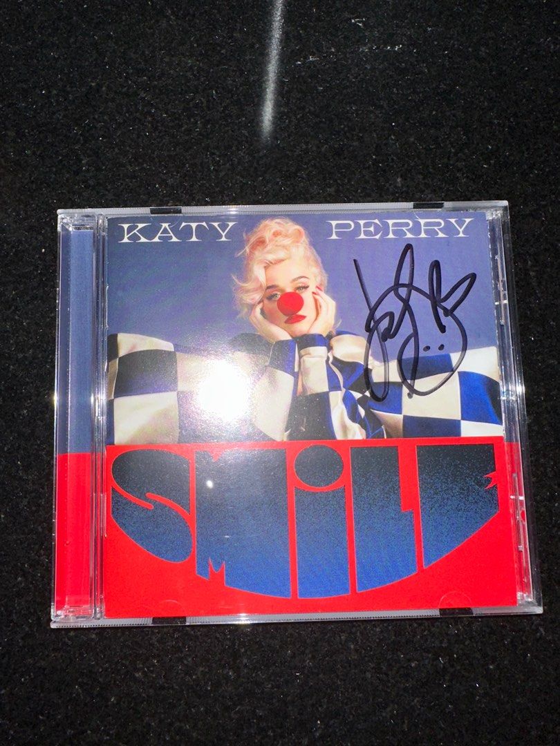100% Official Katy Perry ‘Smile’ Signed CD, Hobbies & Toys, Music ...