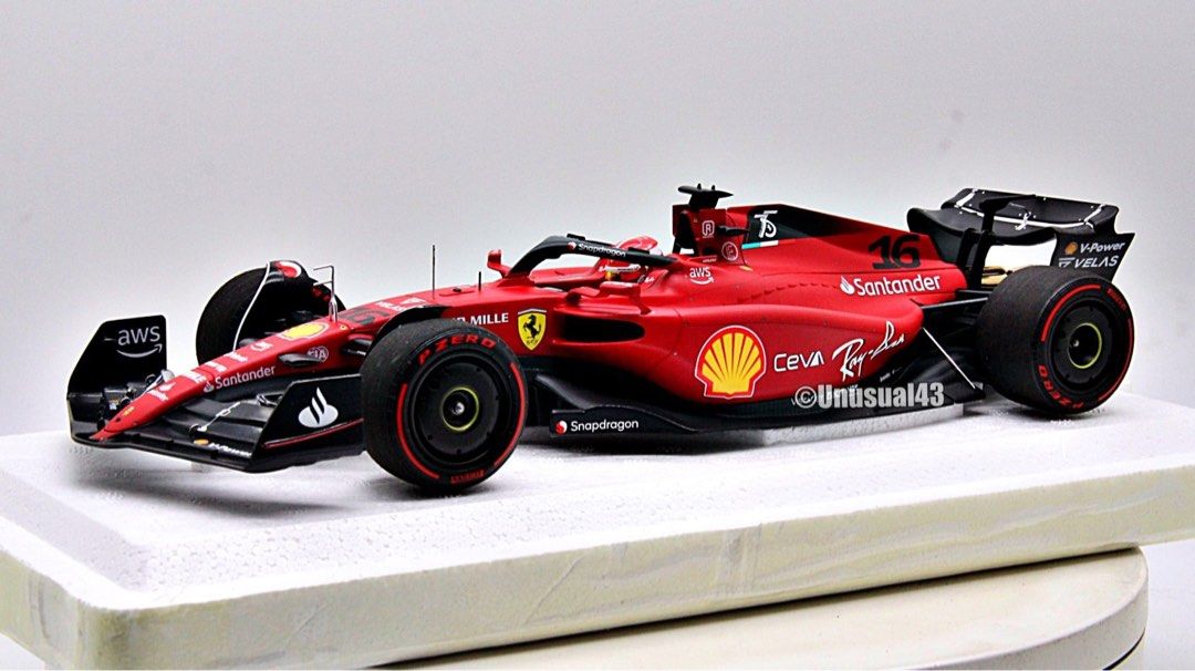 1/18 BBR Ferrari F1-75 GP Bahrain 2022 Winner Charles Leclerc Formula 1 ...