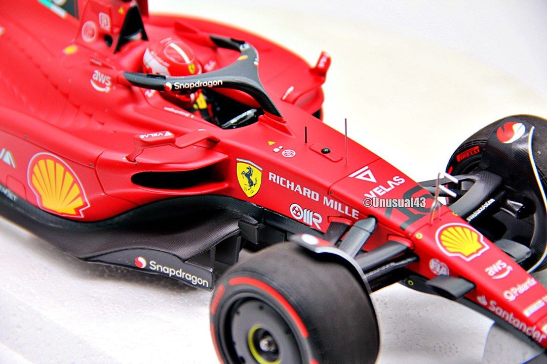 1/18 BBR Ferrari F1-75 GP Bahrain 2022 Winner Charles Leclerc Formula 1 ...
