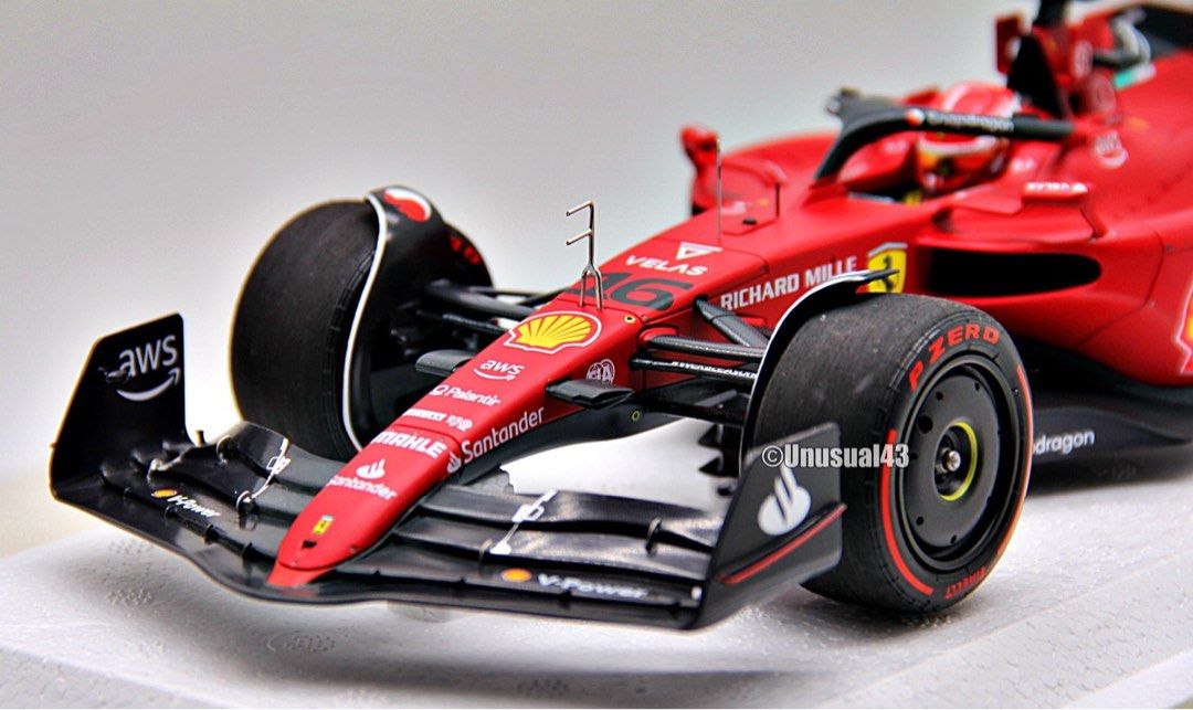 1/18 BBR Ferrari F1-75 GP Bahrain 2022 Winner Charles Leclerc Formula 1 ...