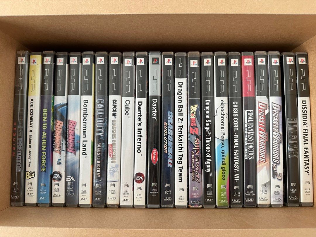 121 Psp USED Games Bundle from personal collection - Playstation ...