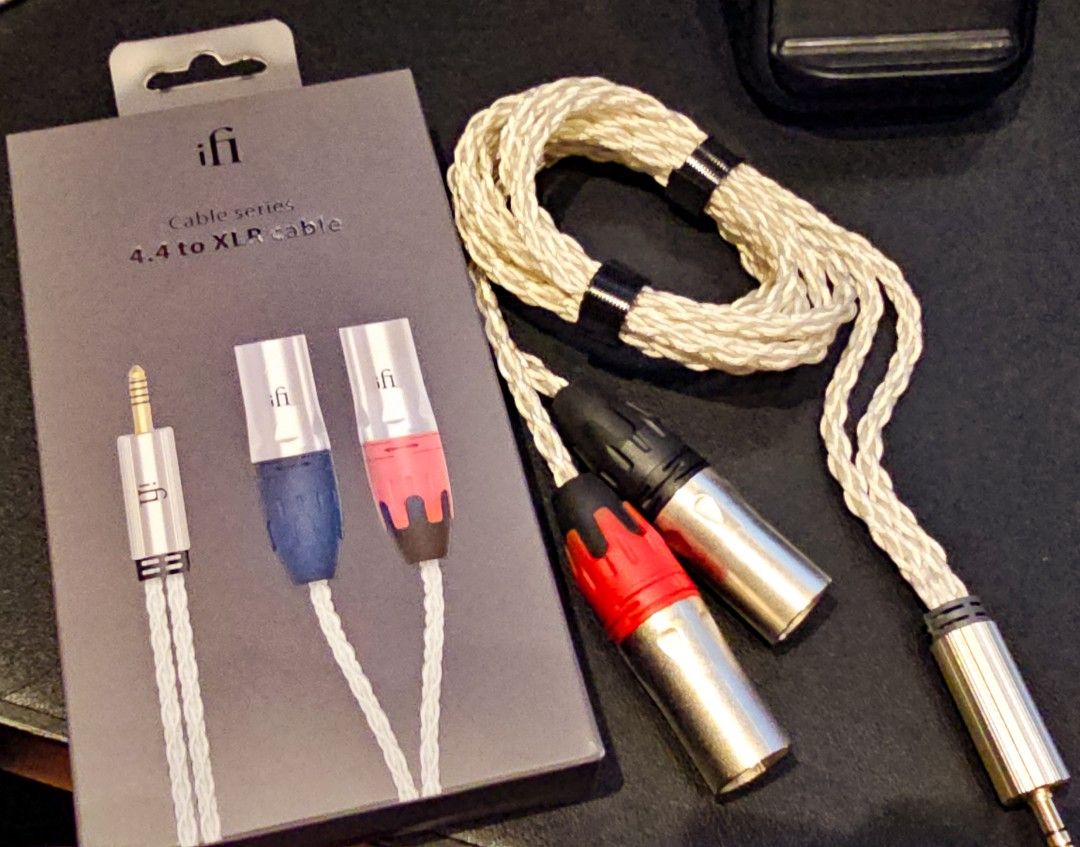*1 day old* ifi 4.4 to XLR cable, Audio, Other Audio Equipment on Carousell