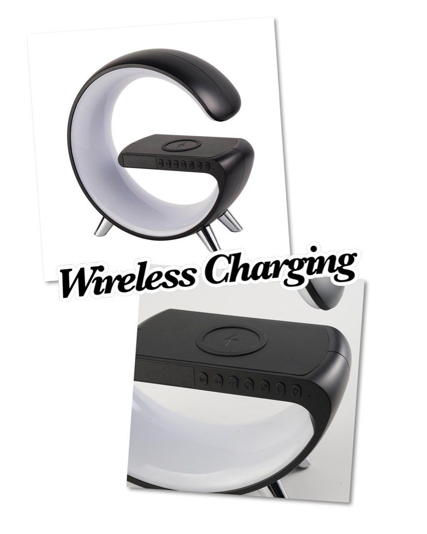 2023 Smart light sound Machine w Wireless Charger, Alarm Clock, APP ...