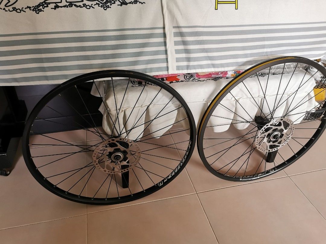 26" shimano hub wheelset 10 speed freehub, Sports Equipment, Bicycles ...