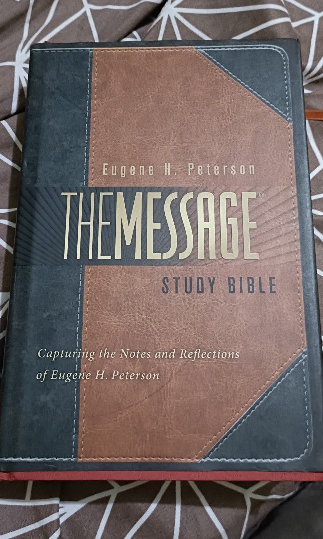 2 bibles (NKJV & Message Study Bible), Hobbies & Toys, Books ...