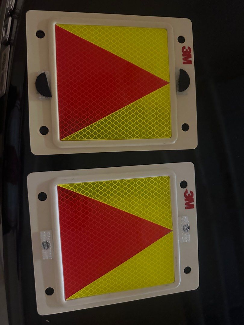 3M P-Plate for new drivers, Car Accessories, Car Plates on Carousell