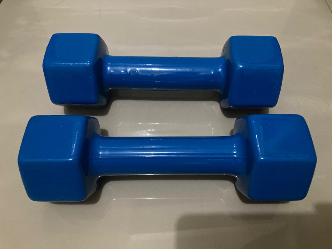 8 Lb Dumbbell Vinyl PAIR Sports Equipment Exercise Fitness Weights 8-lb-dumbbell-vinyl-pair-sports-equipment-exercise-fitness-weights