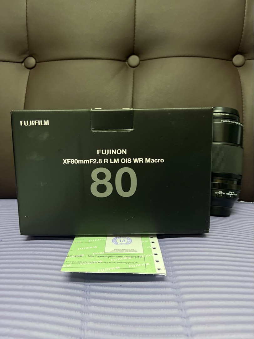 完美無瑕 全套有盒 香港行貨 Fujifilm XF 80 80mm F2.8 Macro LM OIS, 攝影器材, 鏡頭及裝備 ...