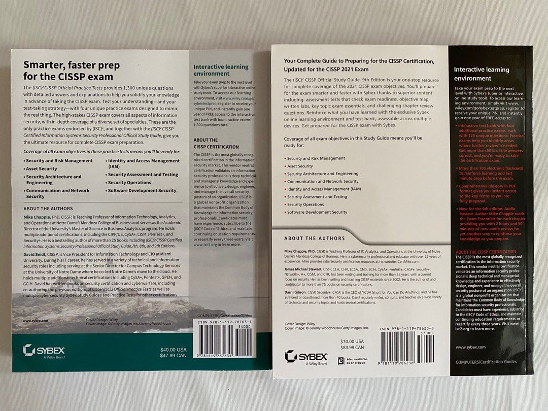 全新 CISSP official study guide 9th edition plus official practice test ...
