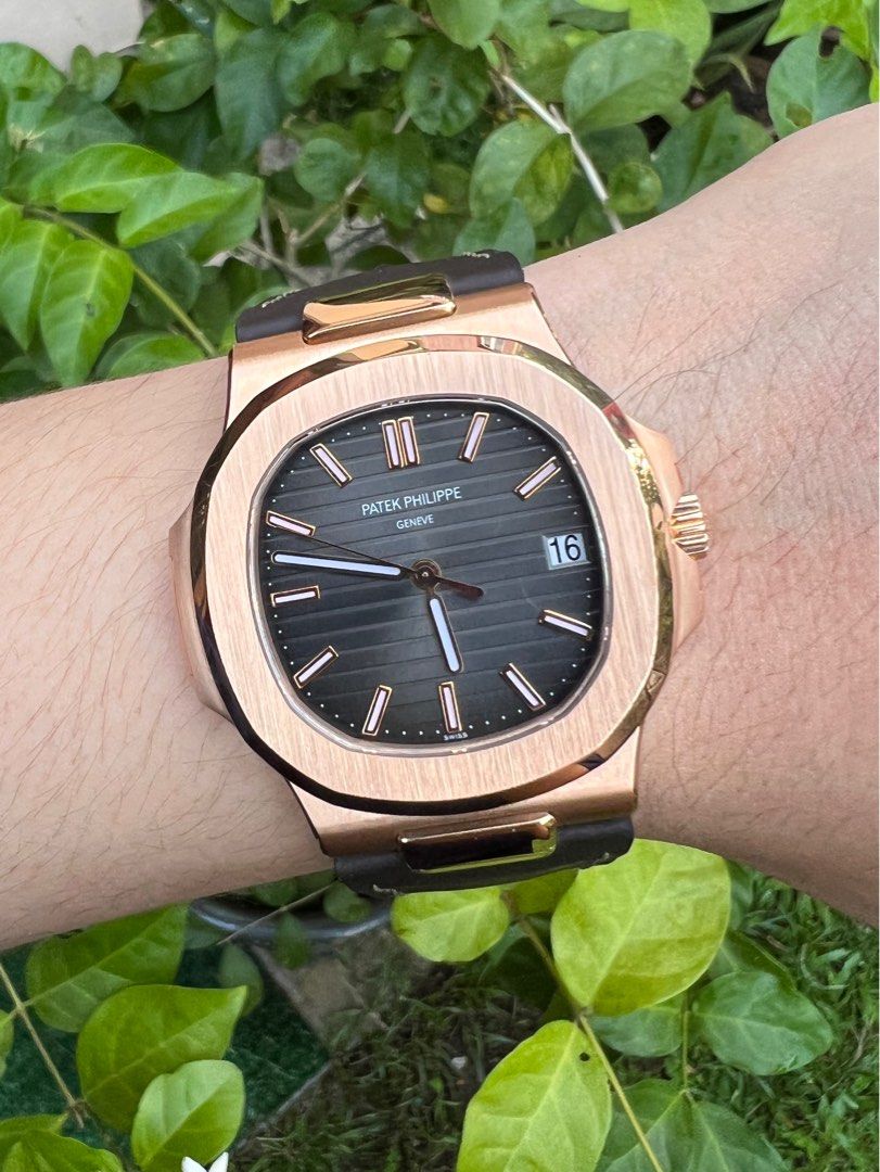 [ SOLD ] [ Full Set ] Patek Philippe Nautilus 5711R Rose Gold, Luxury ...