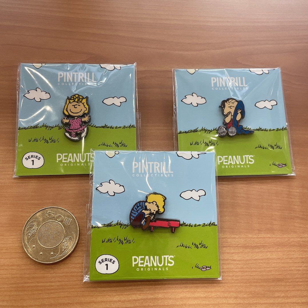 限量版史努比 Snoopy PINTRILL聯名 peanuts 70週年 紀念徽章 正版防偽標籤 胸章別針 史努比家族/單售@c435, 書籍、休閒與玩具, 文具、藝術、手工藝, 文具、上學 ...