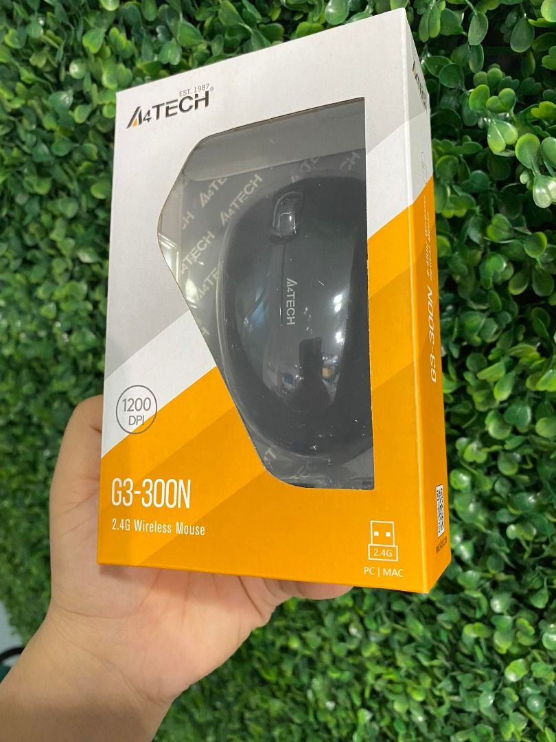 A4Tech G3-300N V-Track Padless Wireless Mouse Black on Carousell