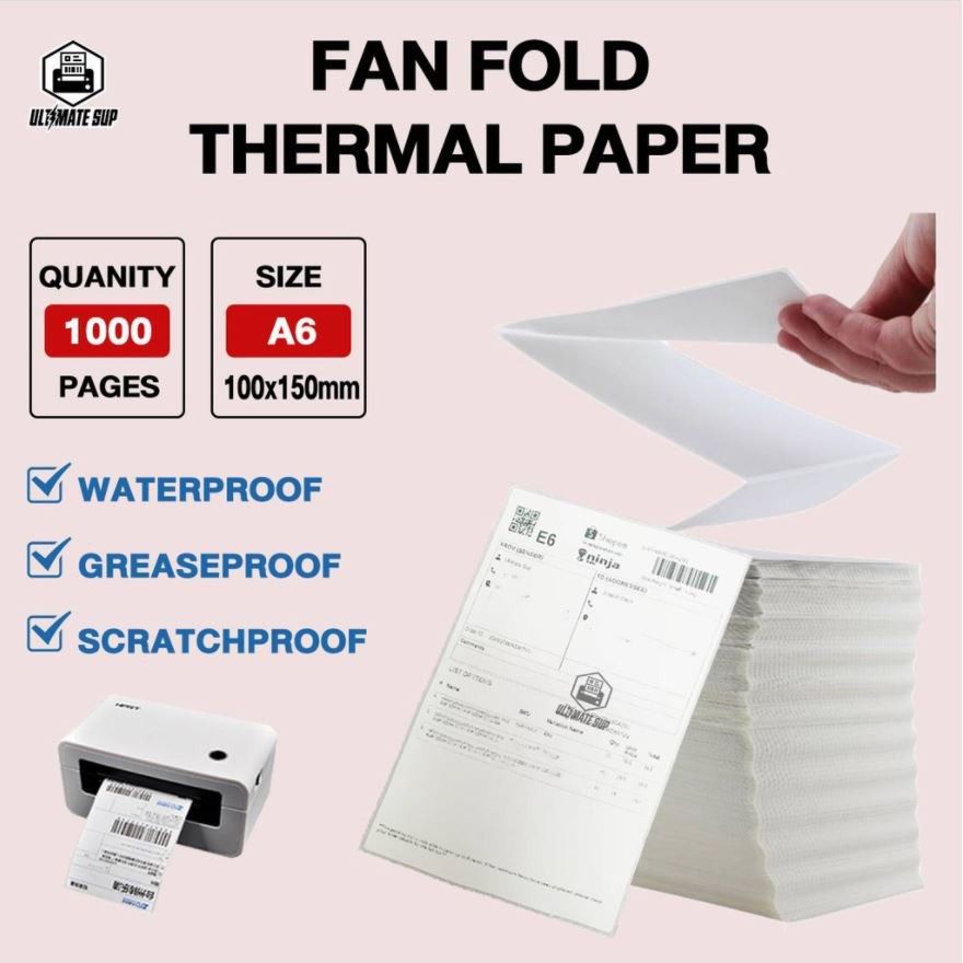 A6 Thermal Paper Label AWB Airway Bill, Computers & Tech, Printers ...