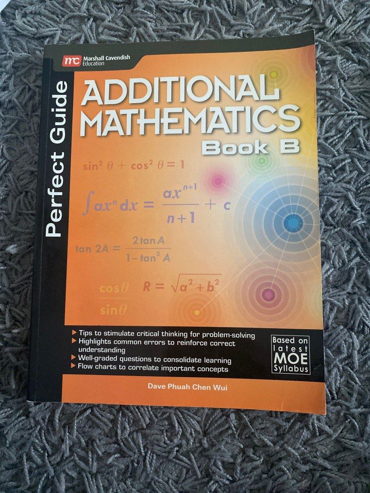 Additional Maths Book A and B ($10 each), Hobbies & Toys, Books ...