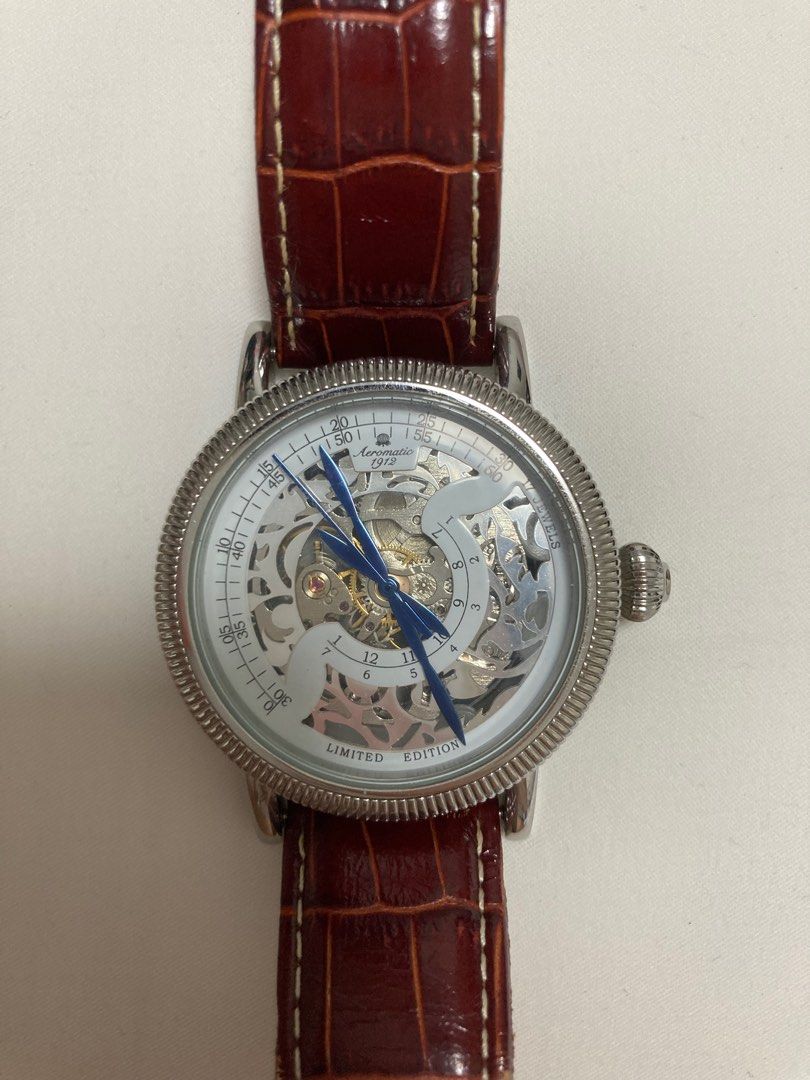 Aeromatic self winding open back watch limited edition, Women's Fashion ...