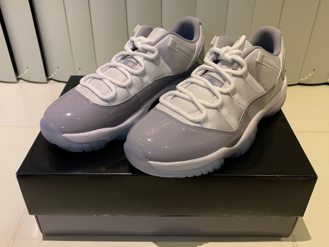 AIR JORDAN 11 LOW CEMENT GRAY, Men's Fashion, Footwear, Sneakers on ...