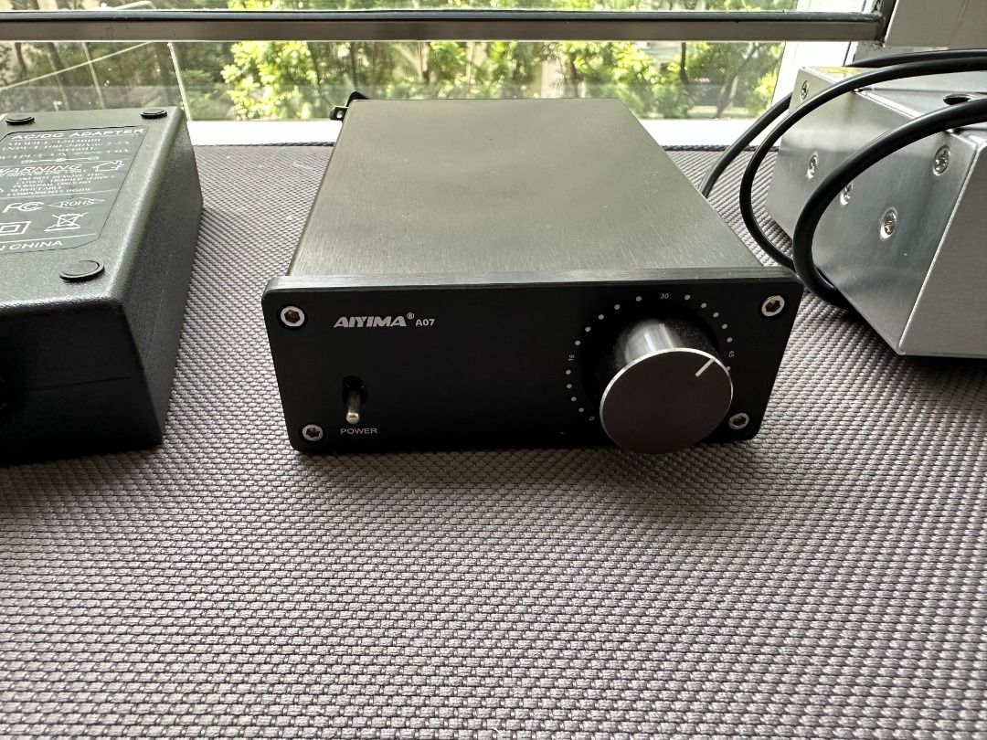 Aiyima A07 powerful mini amplifier with 32V 5A power supply, Audio ...