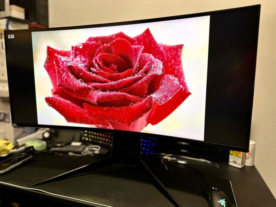 Alienware AW3418DW 34 inch UltraWide Curved QHD Gaming Monitor IPS ...