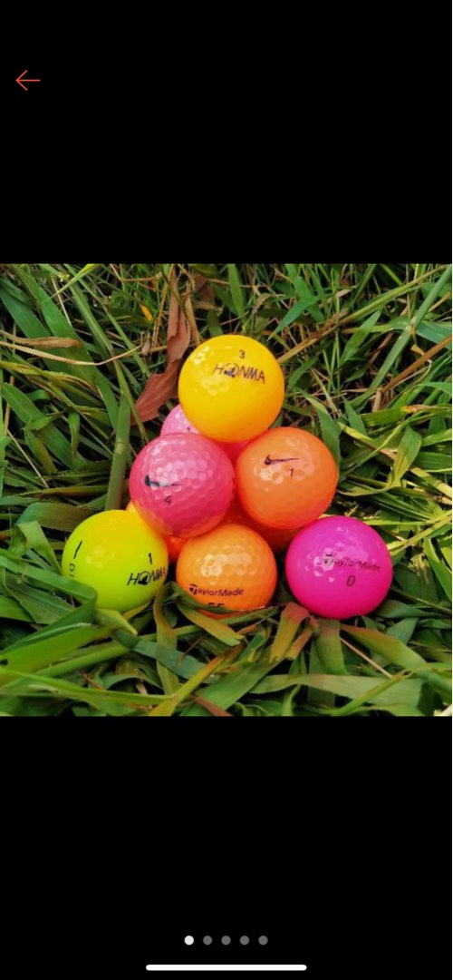 All colours balls, Sports Equipment, Sports & Games, Golf on Carousell