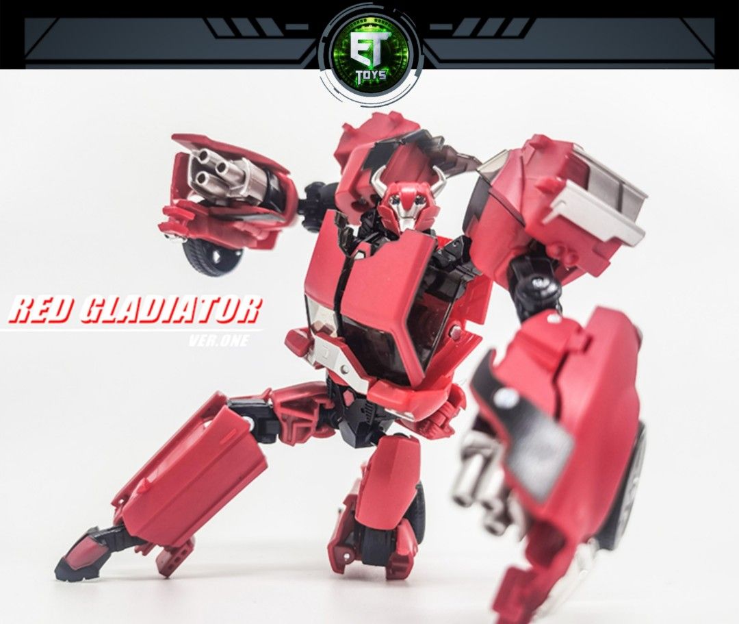 APC Toys Red Gladiator Cliffjumper Transformers Prime TFP First Edition ...
