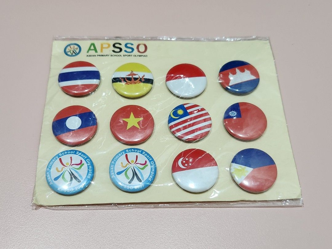 ASEAN Country Badges, Hobbies & Toys, Memorabilia & Collectibles ...
