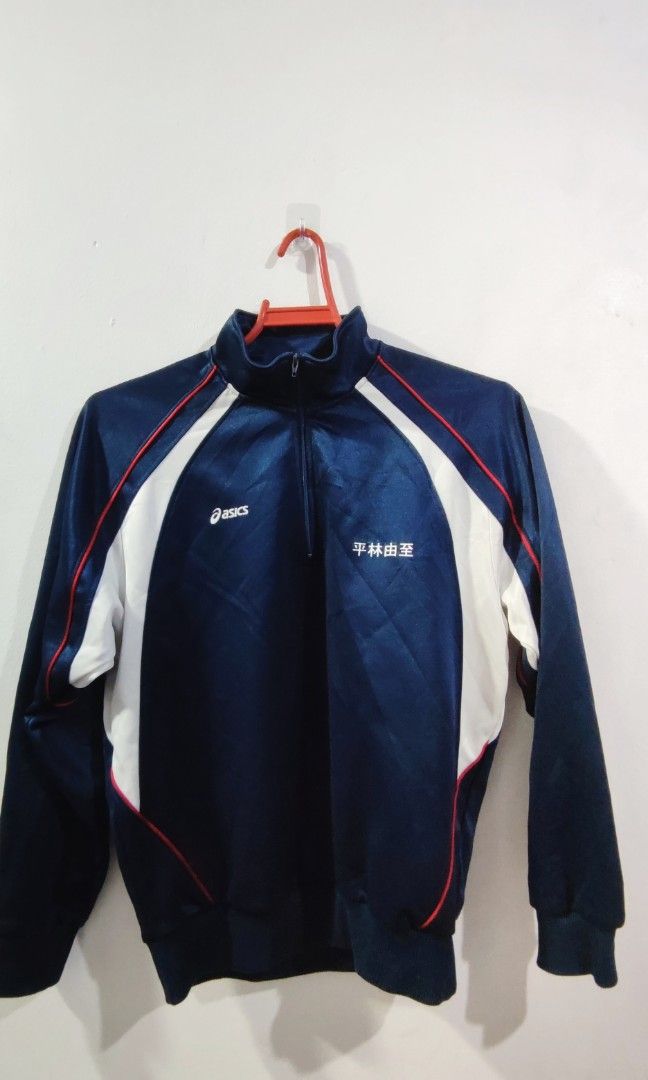 Asics japan varsity school jacket on Carousell
