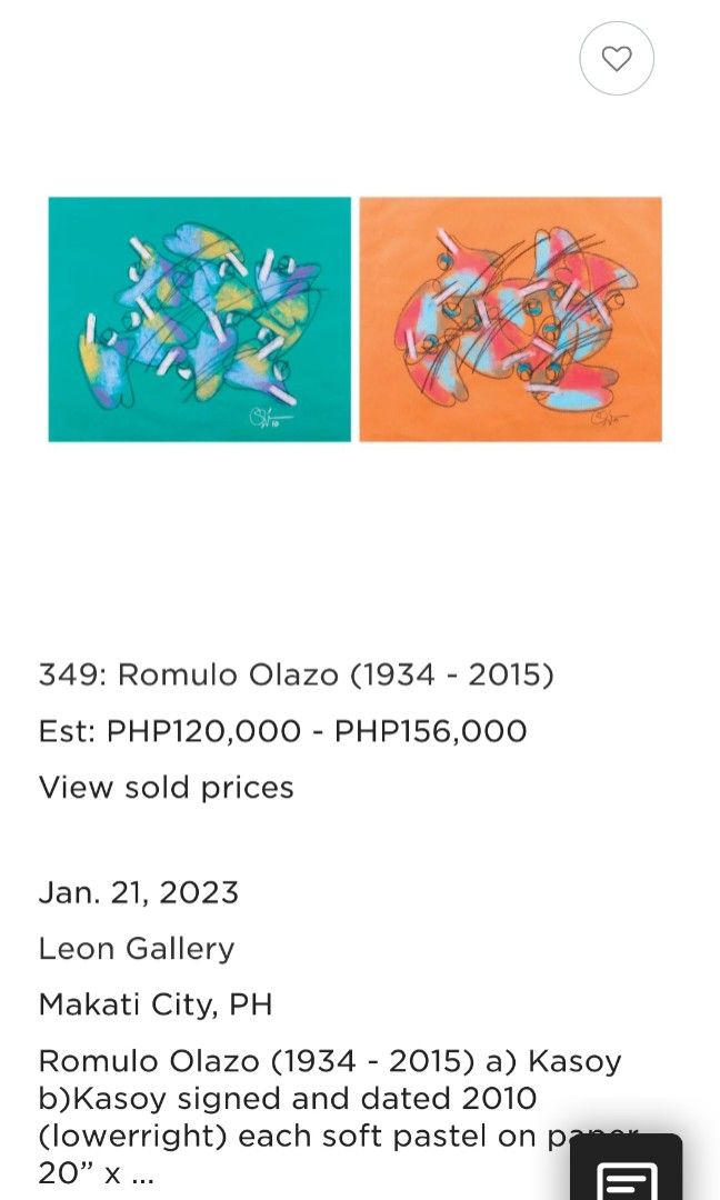 Authentic Olazo (Soft Pastel Painting) with Original Certificate ...
