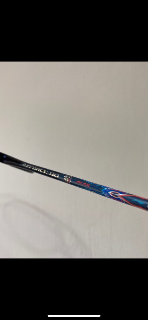 Axforce 90 dragon max 3u li Ning racket badminton, Sports Equipment ...